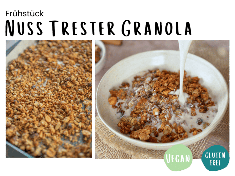 Veganes Granola aus Nuss Trester [einfach & glutenfrei] | Plantpower ...